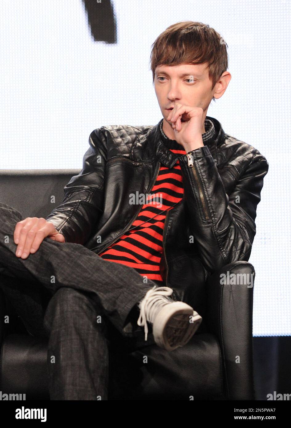 Executive producer Jim Jefferies participates in the "Legit" panel at ...