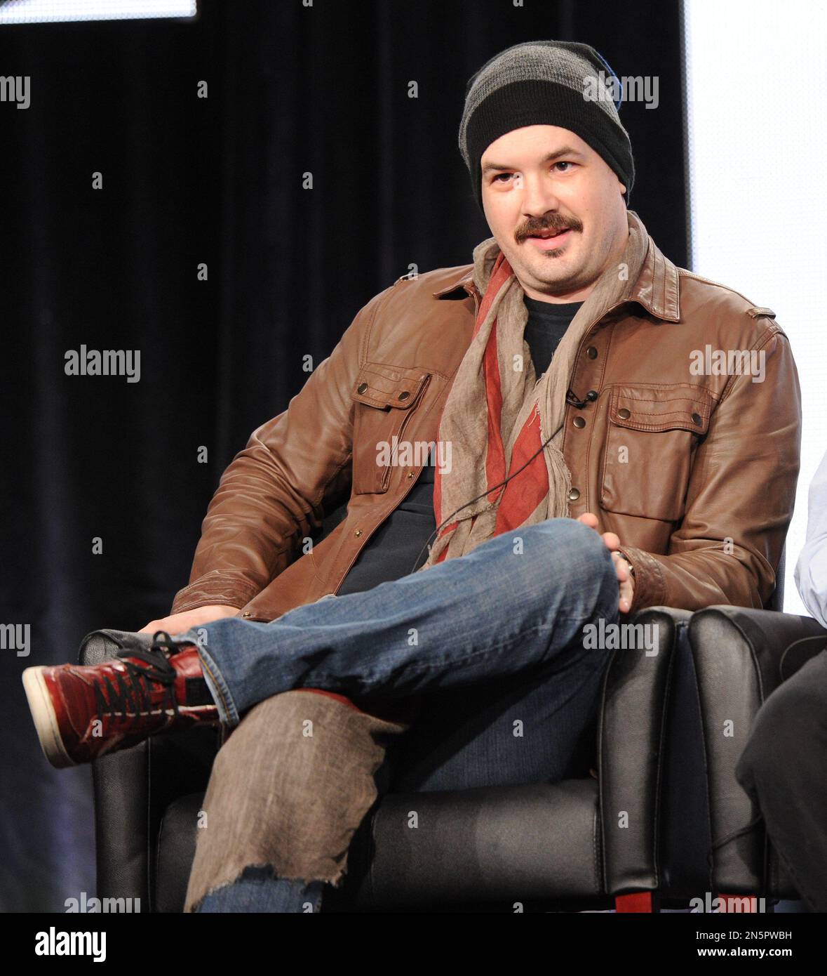 Executive producer Jim Jefferies participates in the "Legit" panel at ...