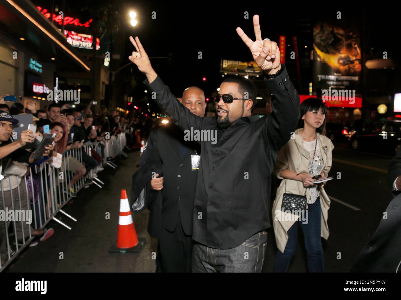 Ice Cube attends the 'Ride Along' Los Angeles premiere held at TCL ...