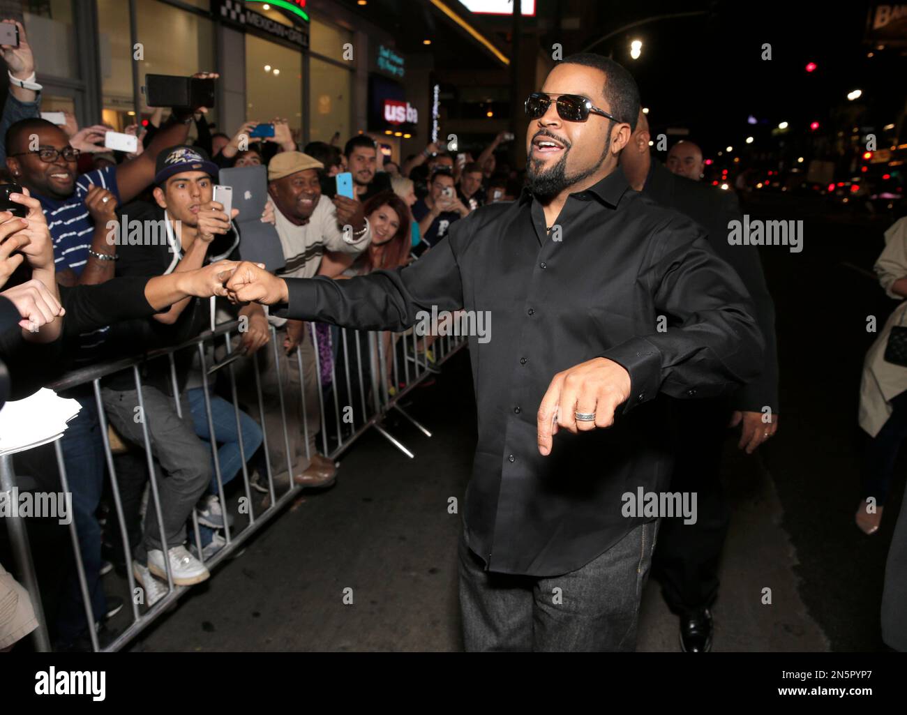 Ice Cube attends the 'Ride Along' Los Angeles premiere held at TCL ...