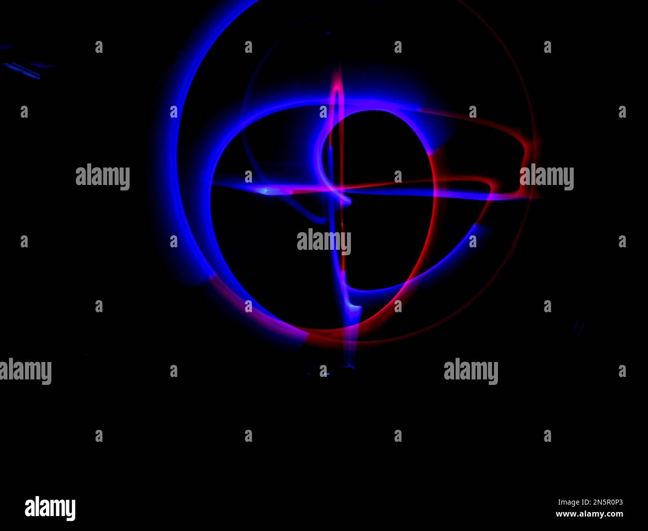 Abstract light with red and blue color. Background and texture concept ...