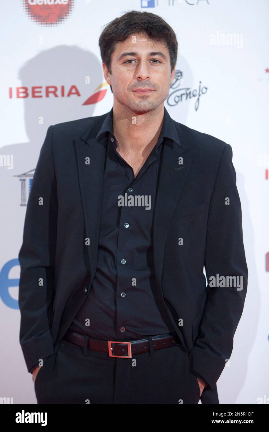 Spanish actor Hugo Silva poses for photographers during the photocall ...