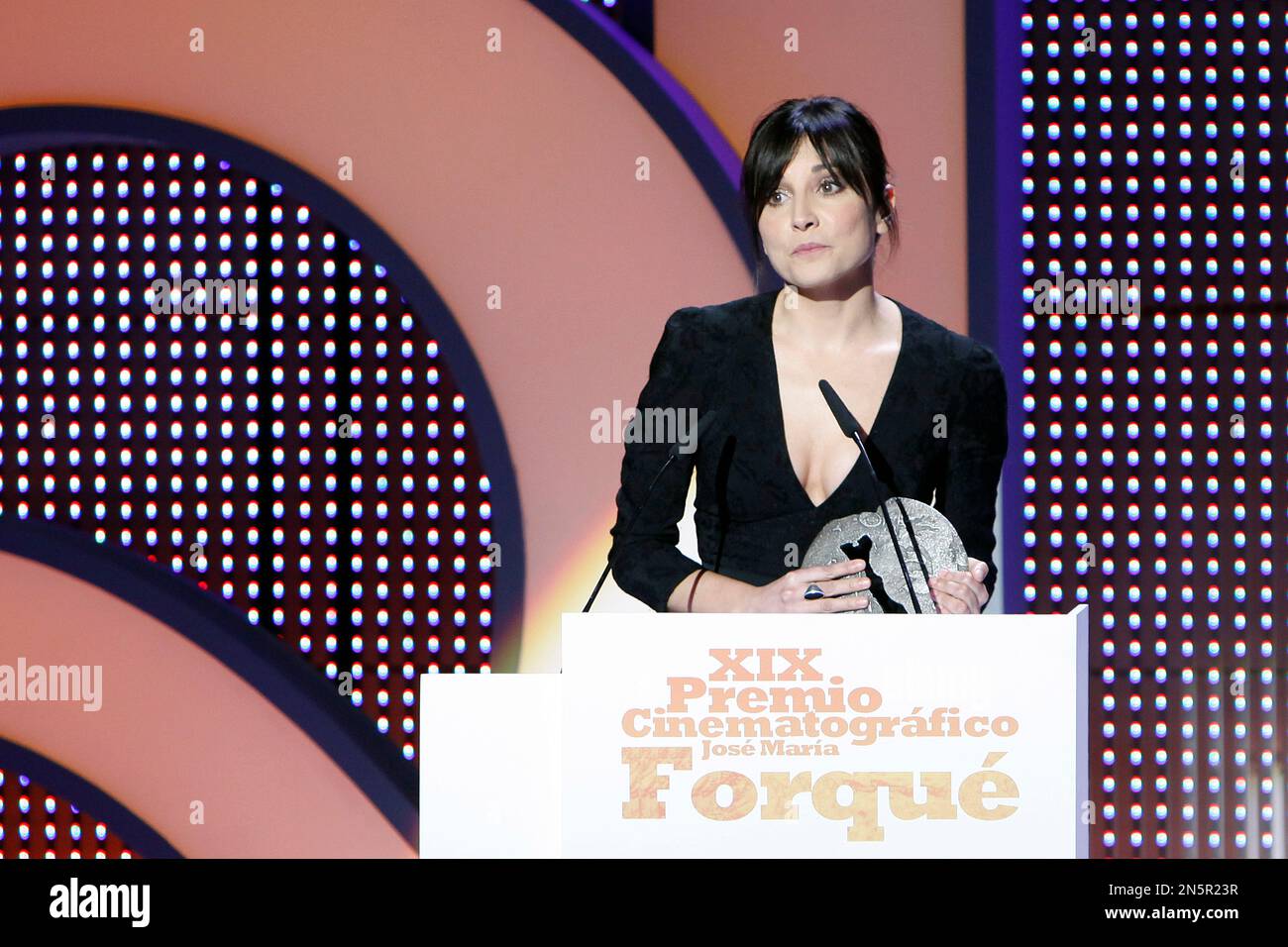 Spanish actrss Marian Alvarez recives the Prize Jose Maria Forque of ...