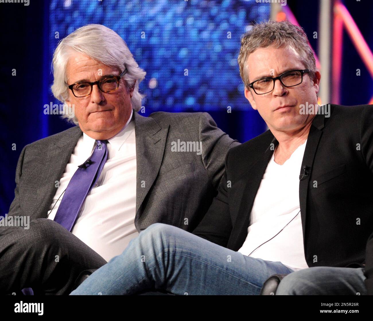 From left, executive producer Mitchell Cannold and executive producer ...
