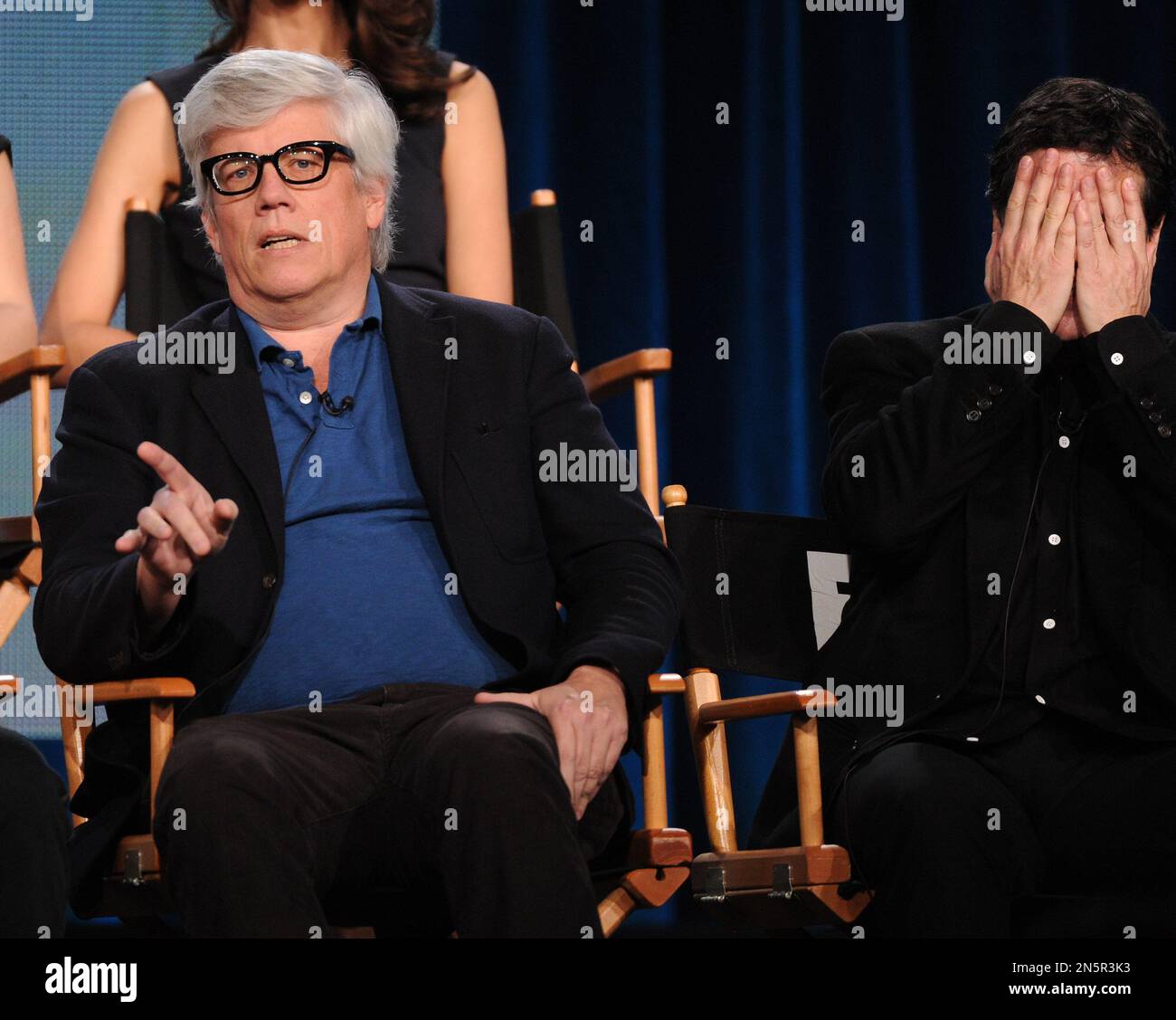 From left, executive producer/writer Peter Tolan and executive producer ...