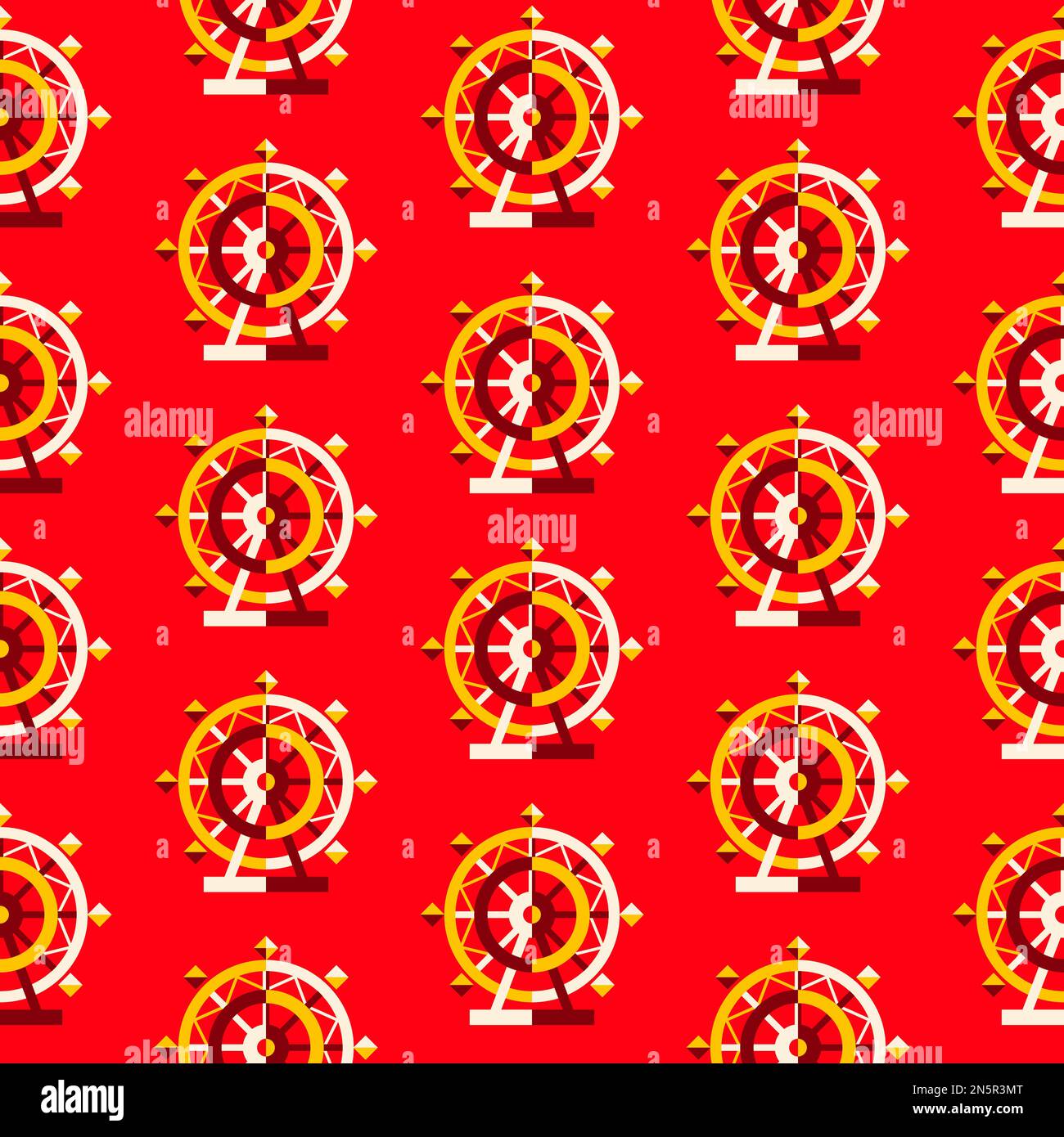 Building funfair ride Stock Vector Images - Alamy