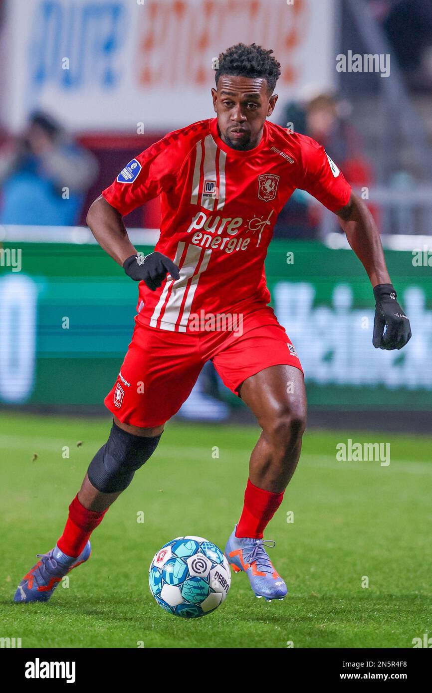 ENSCHEDE, NETHERLANDS - FEBRUARY 9: Virgil Misidjan of FC Twente during ...