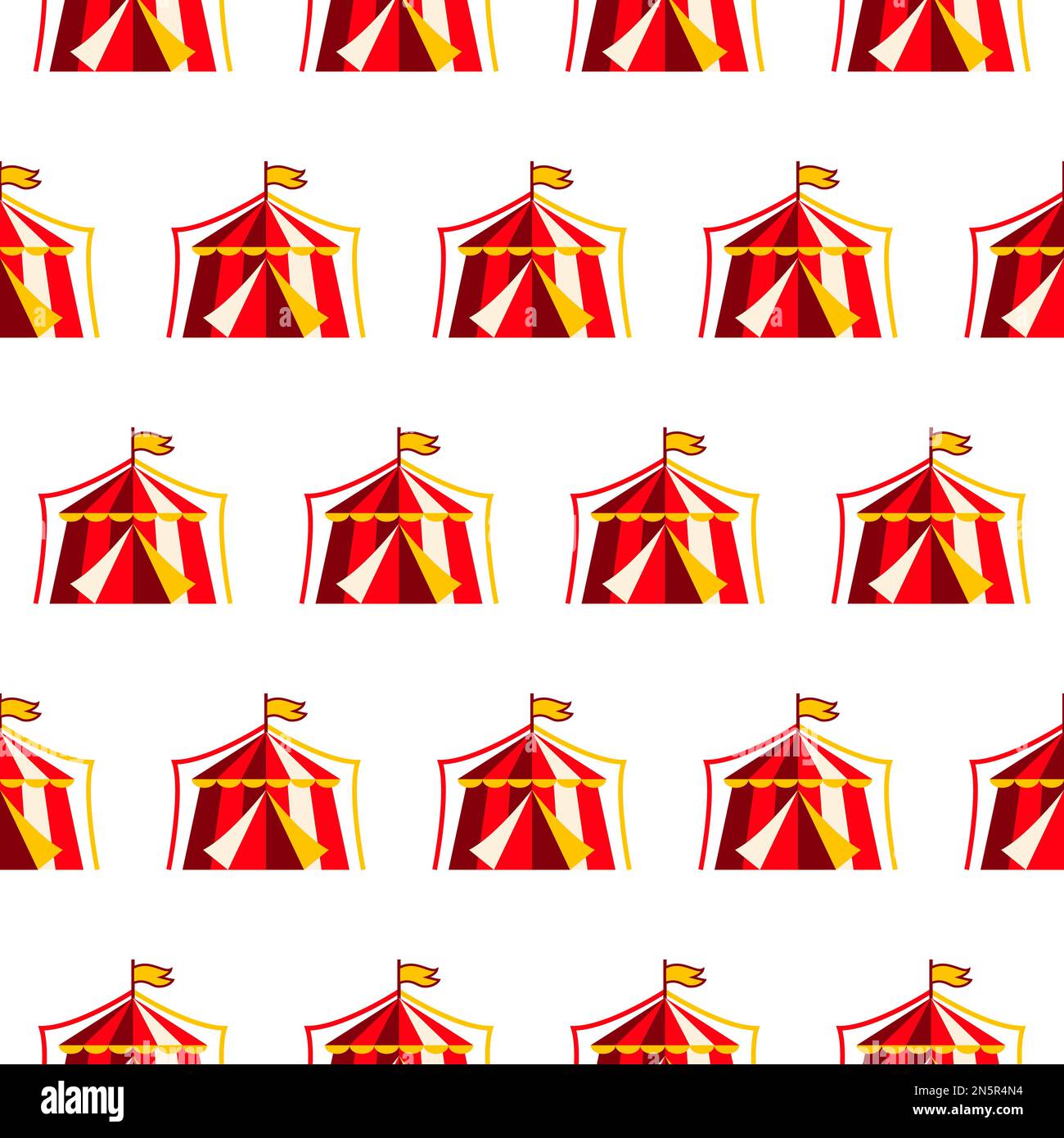 Circus Tent Seamless Pattern Stock Vector Image & Art - Alamy