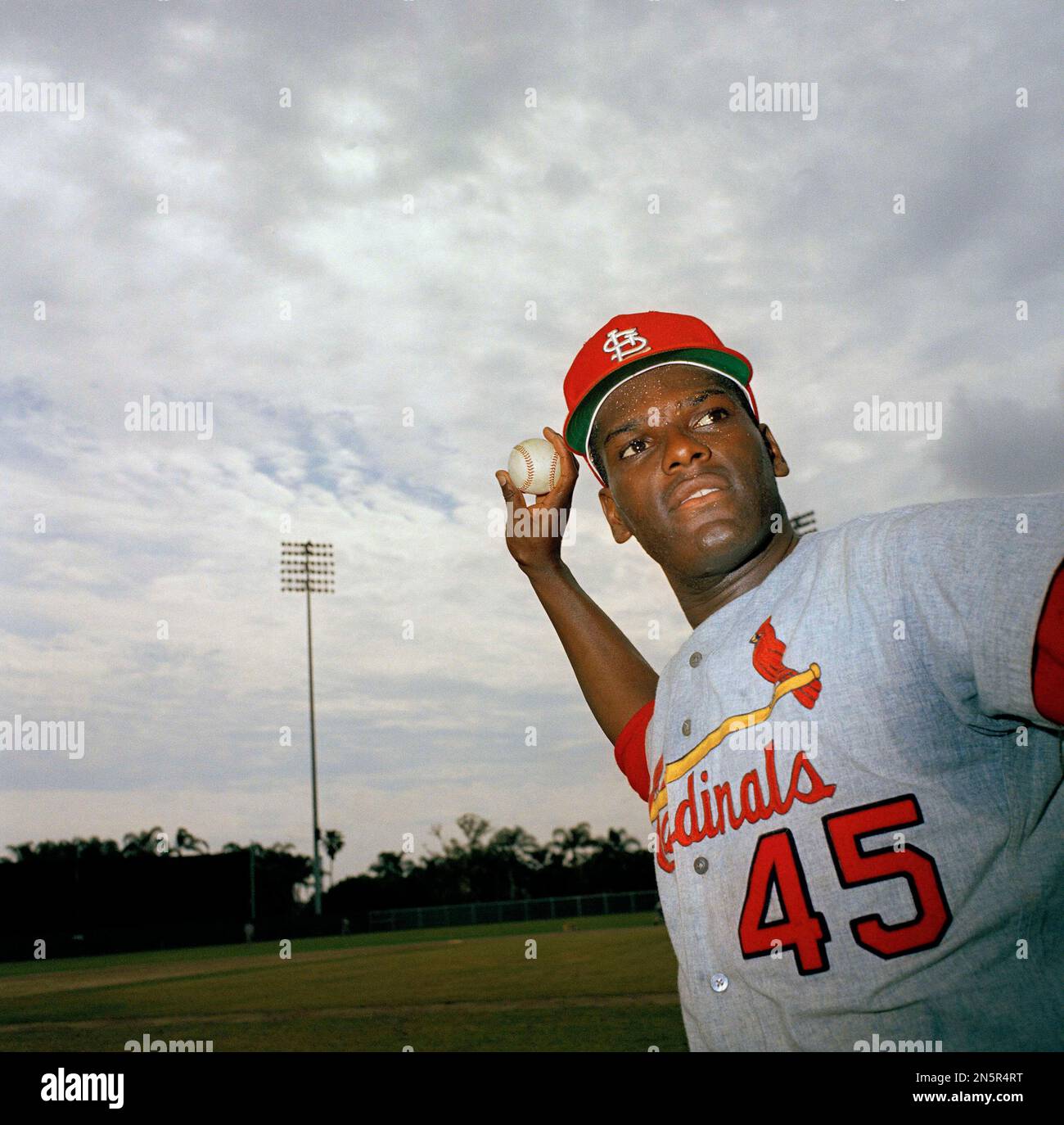 St. Louis Cardinals pitcher Bob Gibson is pictured, 1967. (AP Photo ...