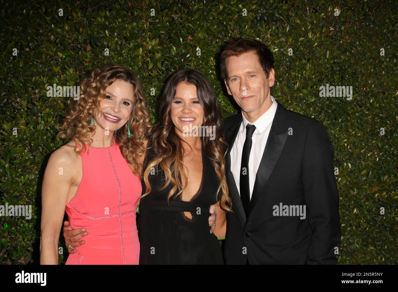 From left, actors Sosie Bacon, Kyra Sedgwick and Kevin Bacon arrive at ...