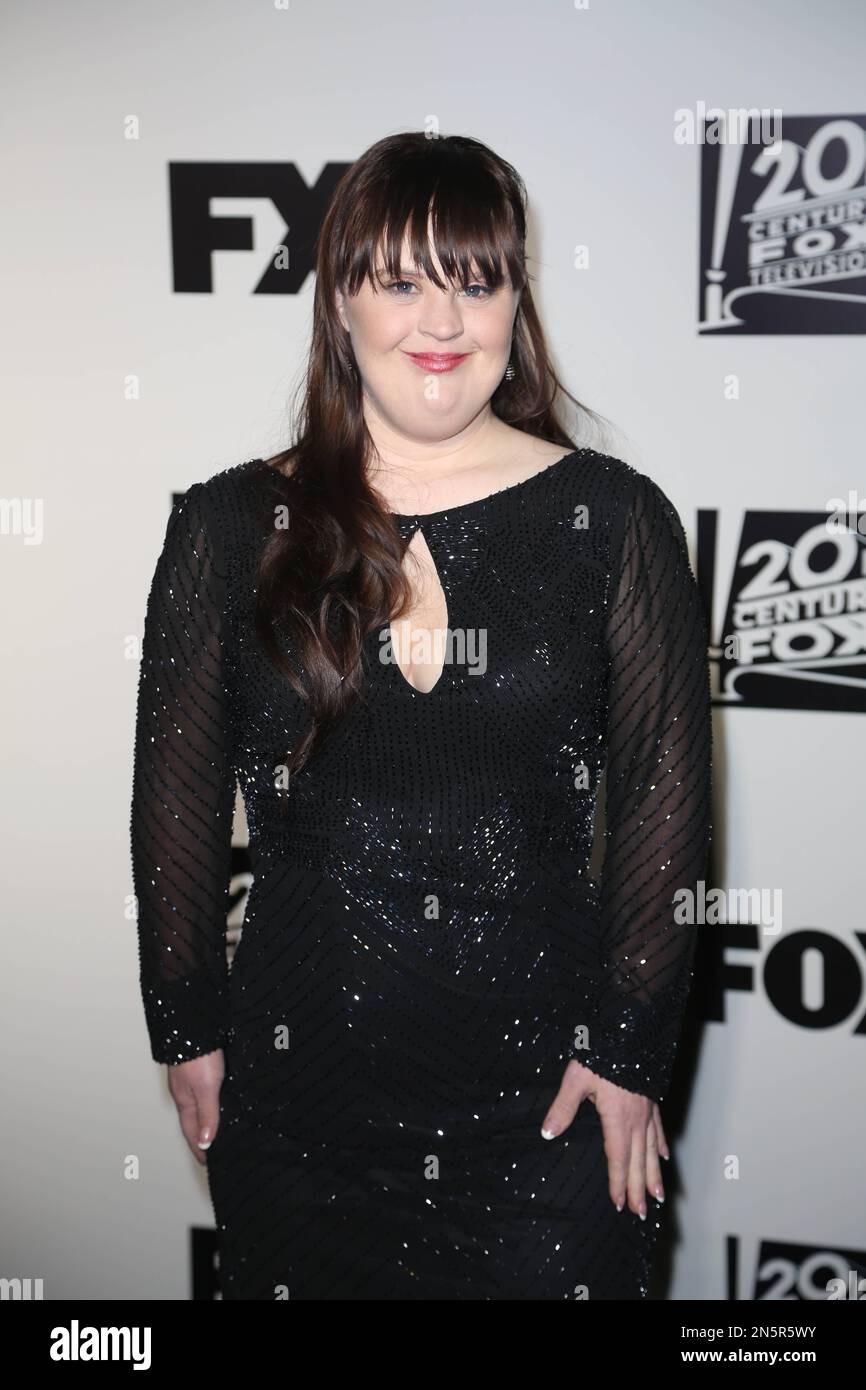 Actress Jamie Brewer arrives at the 20th Century Fox Golden Globe After ...