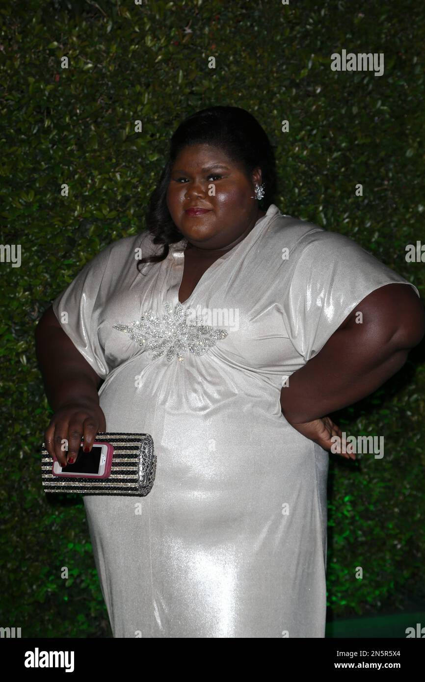 Actress Gabourey Sidibe arrives at the 20th Century Fox Golden Globe ...