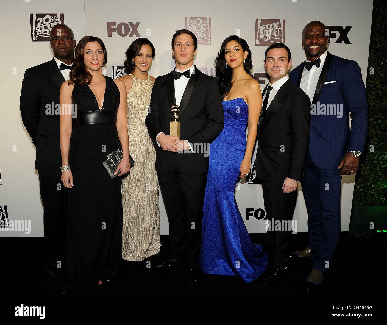 From left, Andre Braugher, Chelsea Peretti, Melissa Fumero, Andy ...