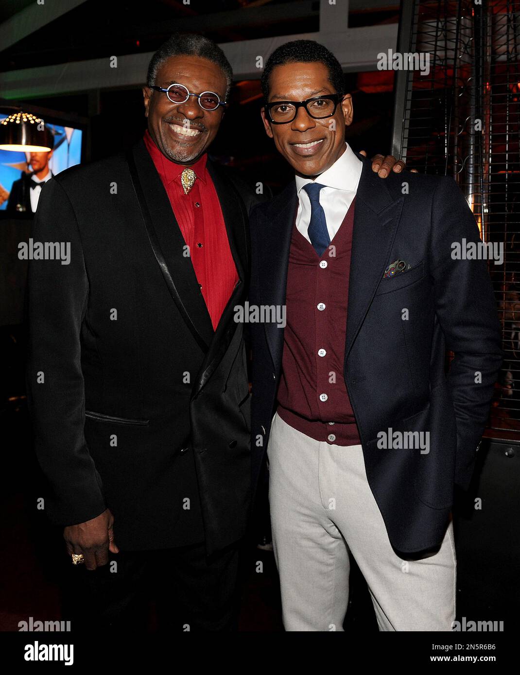 From left, Keith David and Orlando Jones are seen at the 71st Annual ...