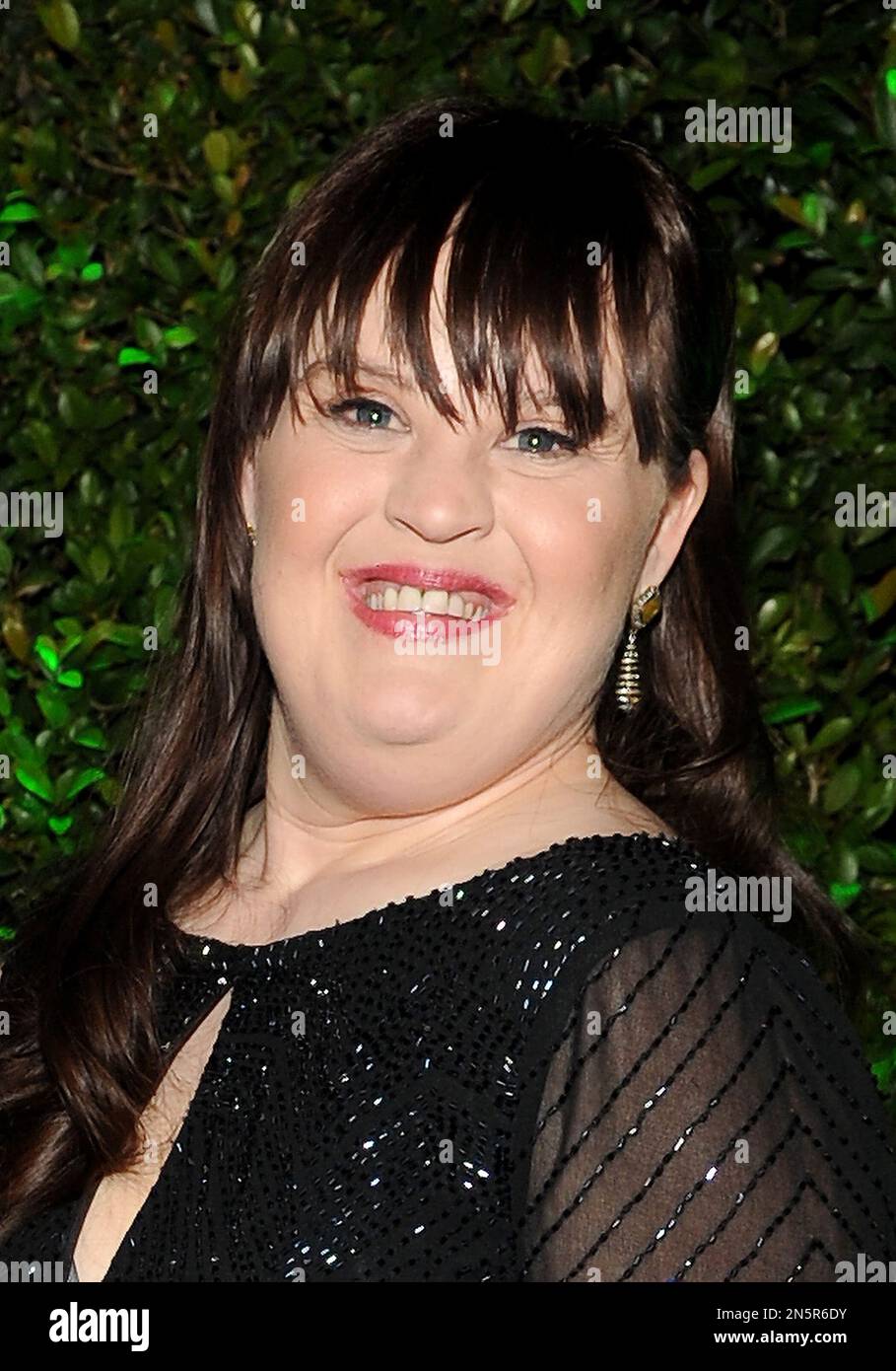 Jamie Brewer is seen at the 71st Annual Golden Globe Awards FOX After ...