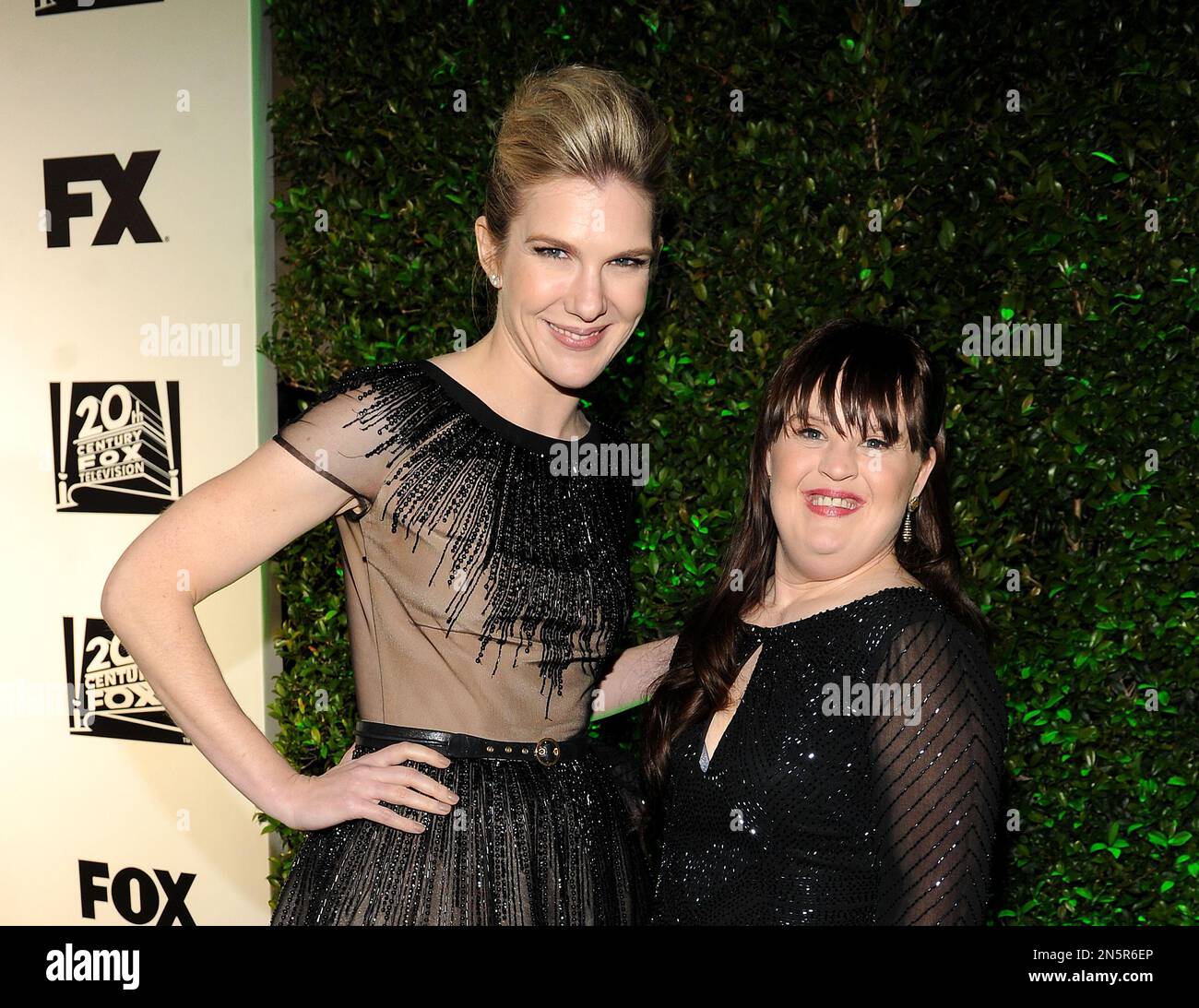From left, Lily Rabe and Jamie Brewer are seen at the 71st Annual ...