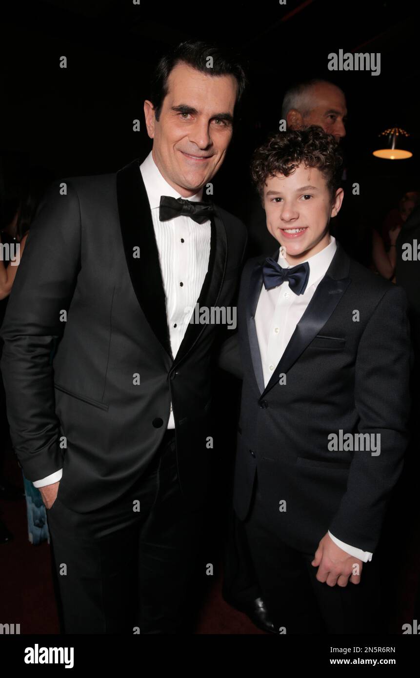 Ty Burrell, left, and Nolan Gould attend the FOX after party for the ...