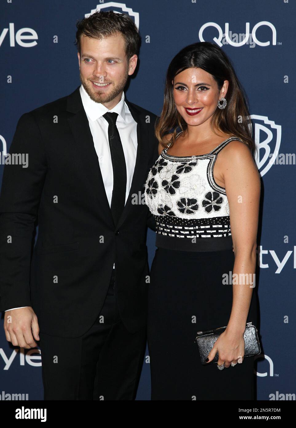 Cutter Dykstra, left, and Jamie Lynn Sigler arrive at the 15th annual ...