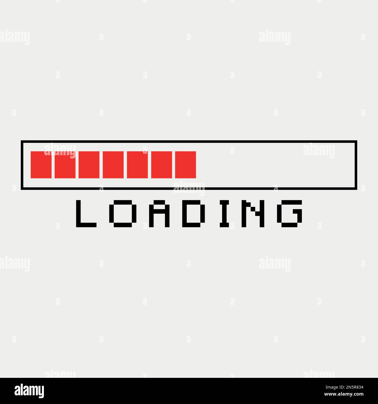 Loading bar vector illustration Stock Vector Image & Art - Alamy