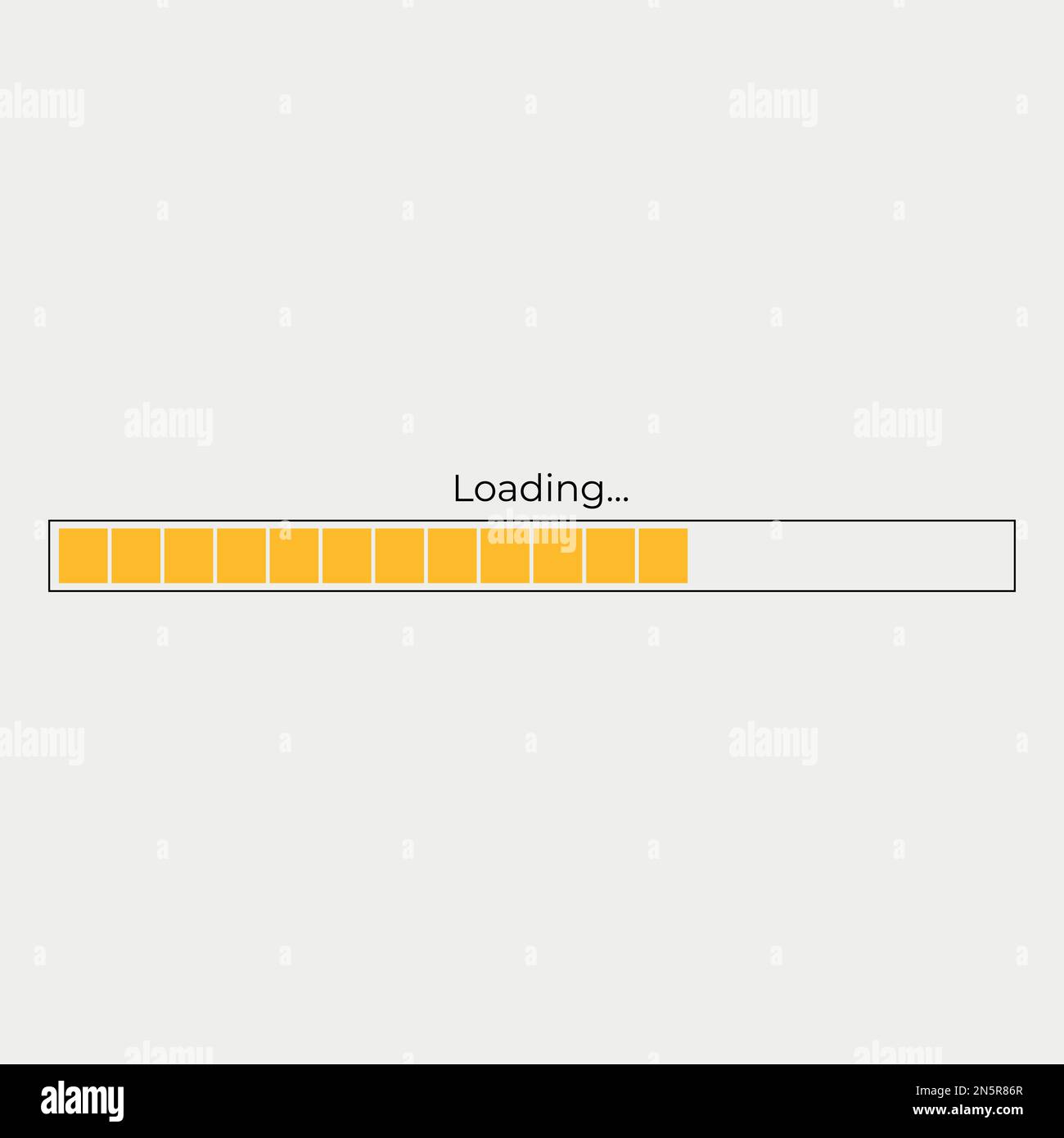 Loading bar vector illustration Stock Vector Image & Art - Alamy