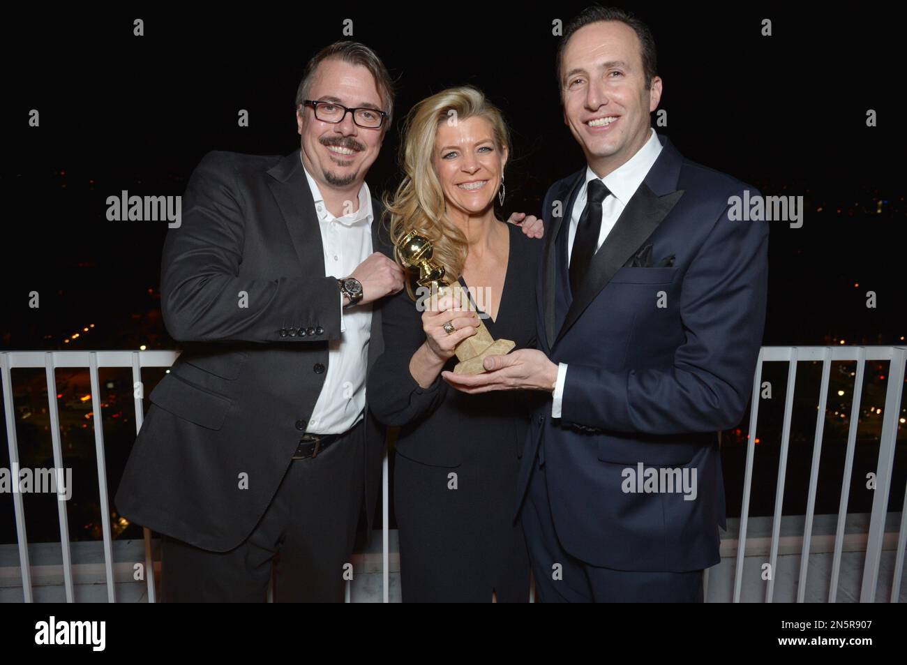 From left, Vince Gilligan, creator and executive producer, Michelle ...