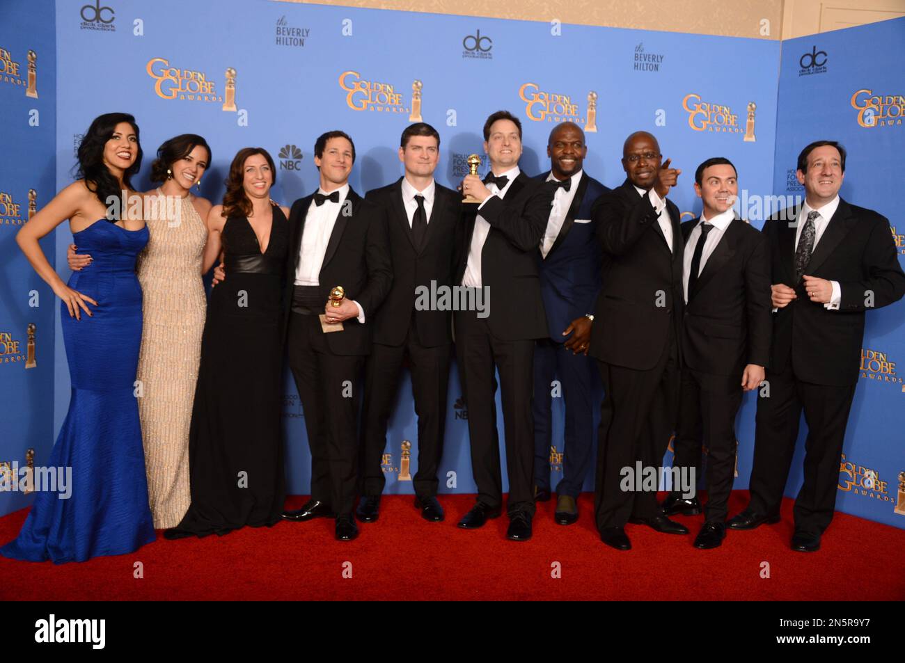 From left, Stephanie Beatriz, Melissa Fumero, Chelsea Peretti, Andy ...