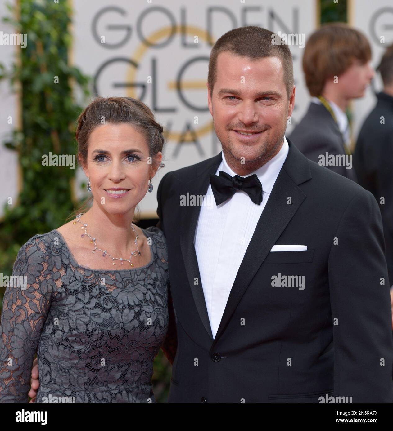 Caroline Fentress, left, and Chris O'Donnell arrive at the 71st annual ...