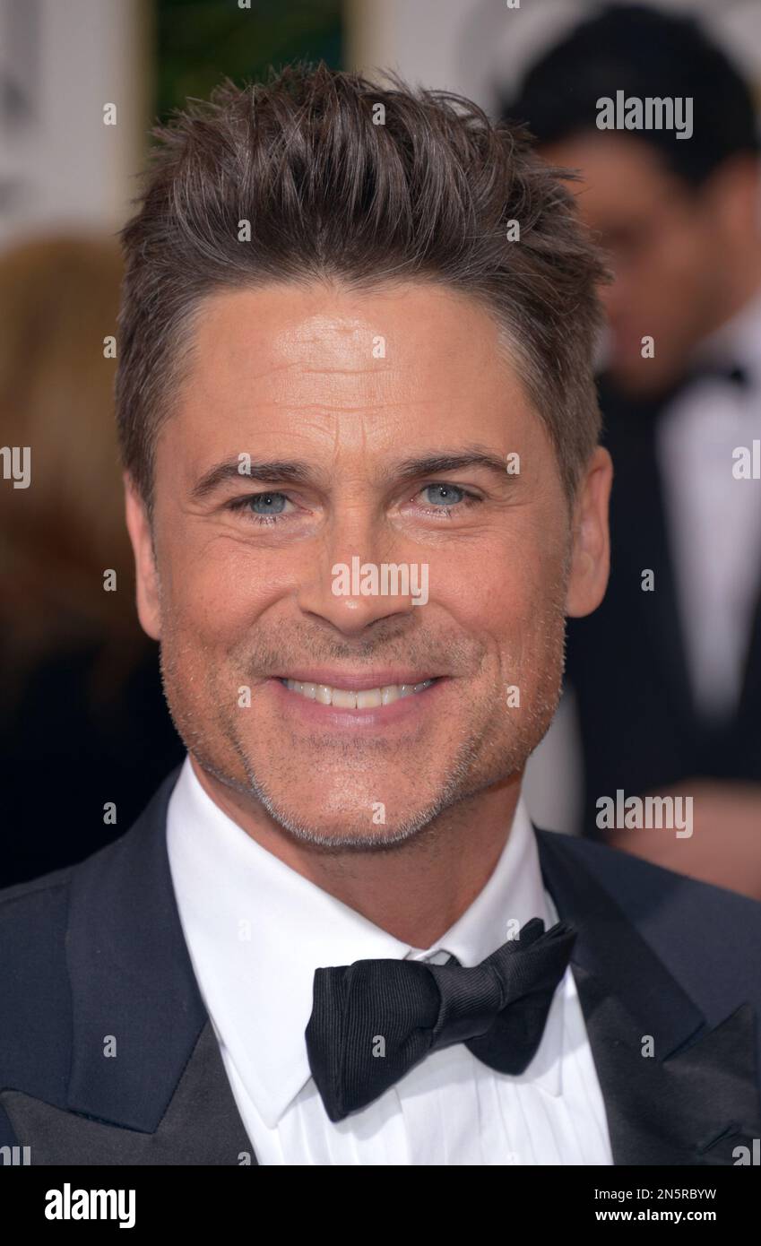Rob Lowe arrives at the 71st annual Golden Globe Awards at the Beverly ...