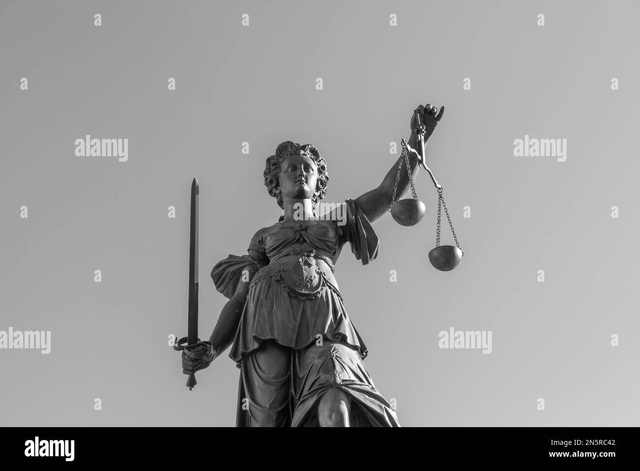 Statue of Lady Justice (Justitia) in Frankfurt, Germany Stock Photo - Alamy