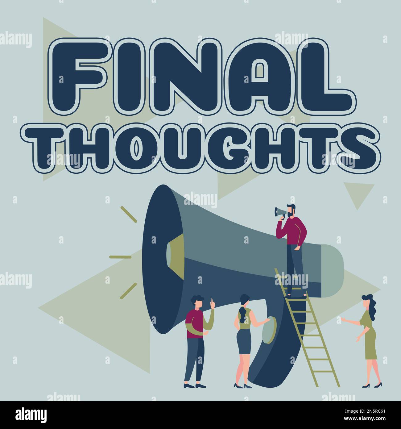 Conceptual caption Final Thoughts. Business showcase Conclusion Last ...