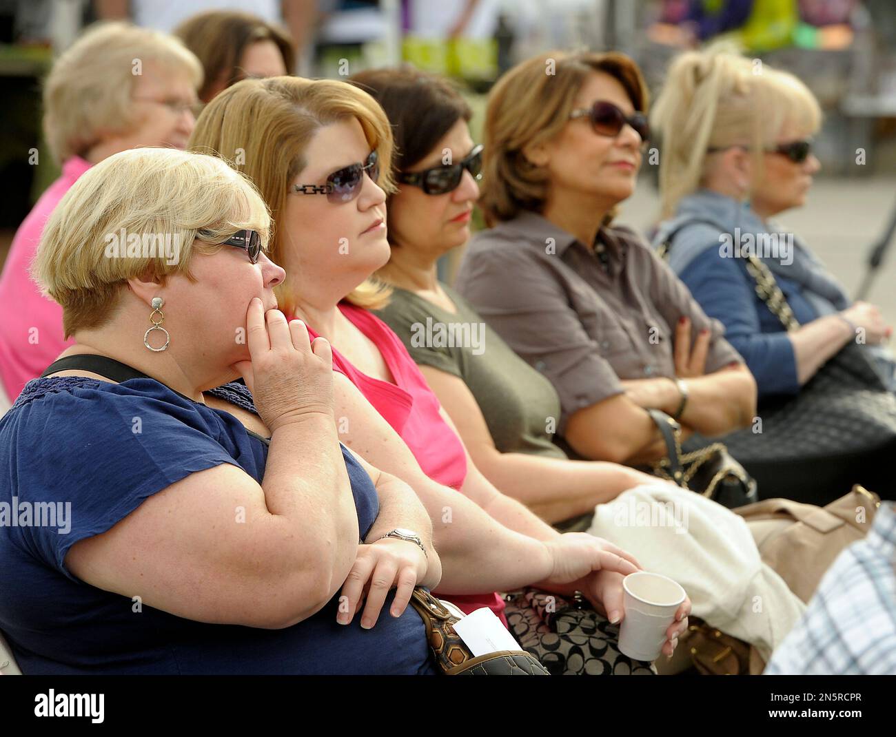 Guests enjoy a cooking demonstration from Executive Sous Chef Michael ...