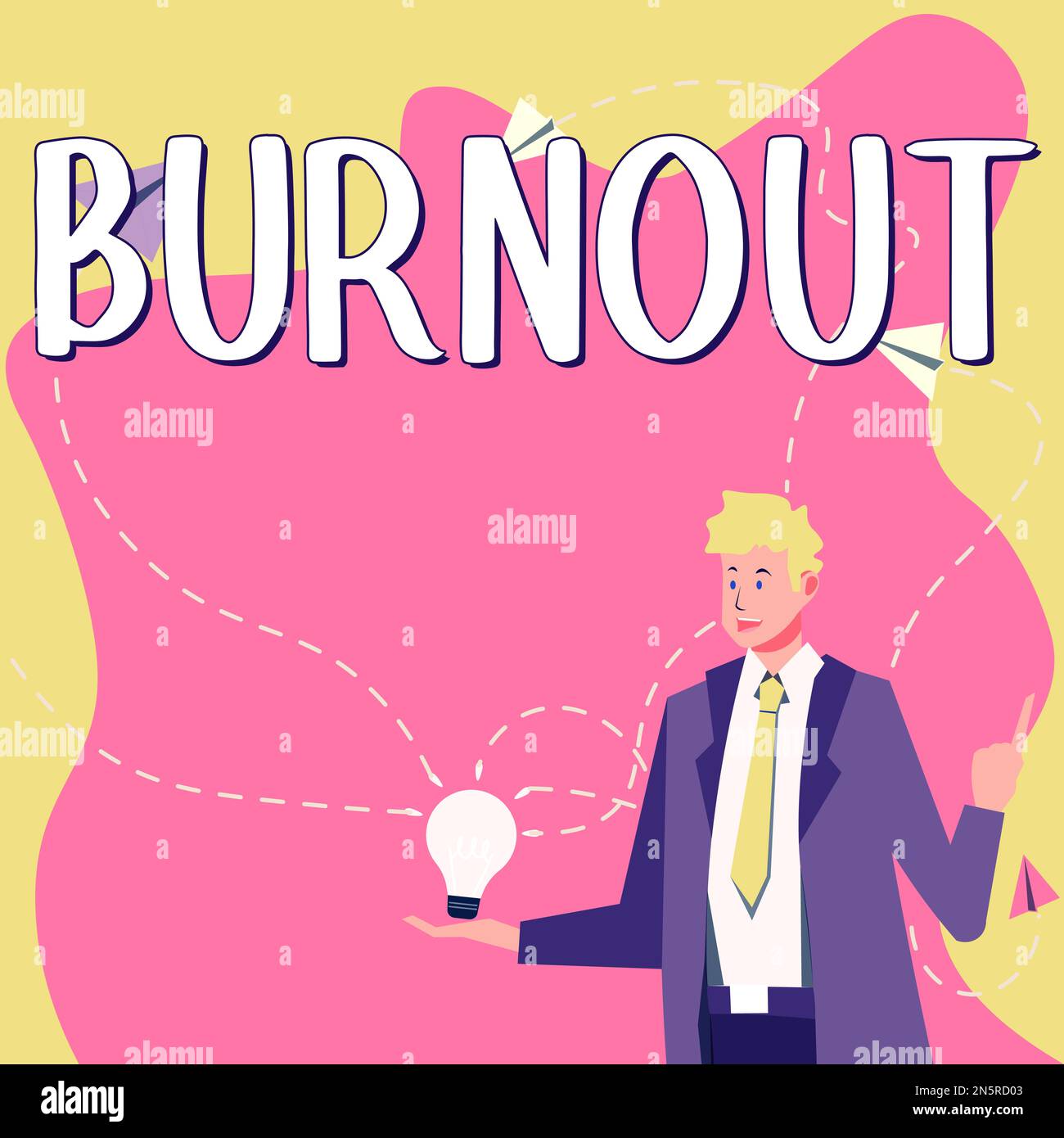 Sign displaying Burnout. Concept meaning Feeling of physical and ...
