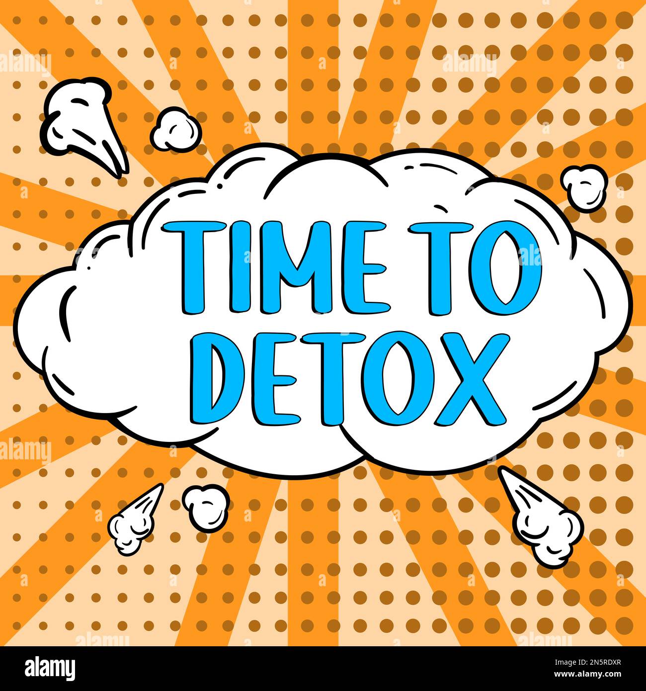 Hand writing sign Time To Detox. Business idea Moment for Diet ...