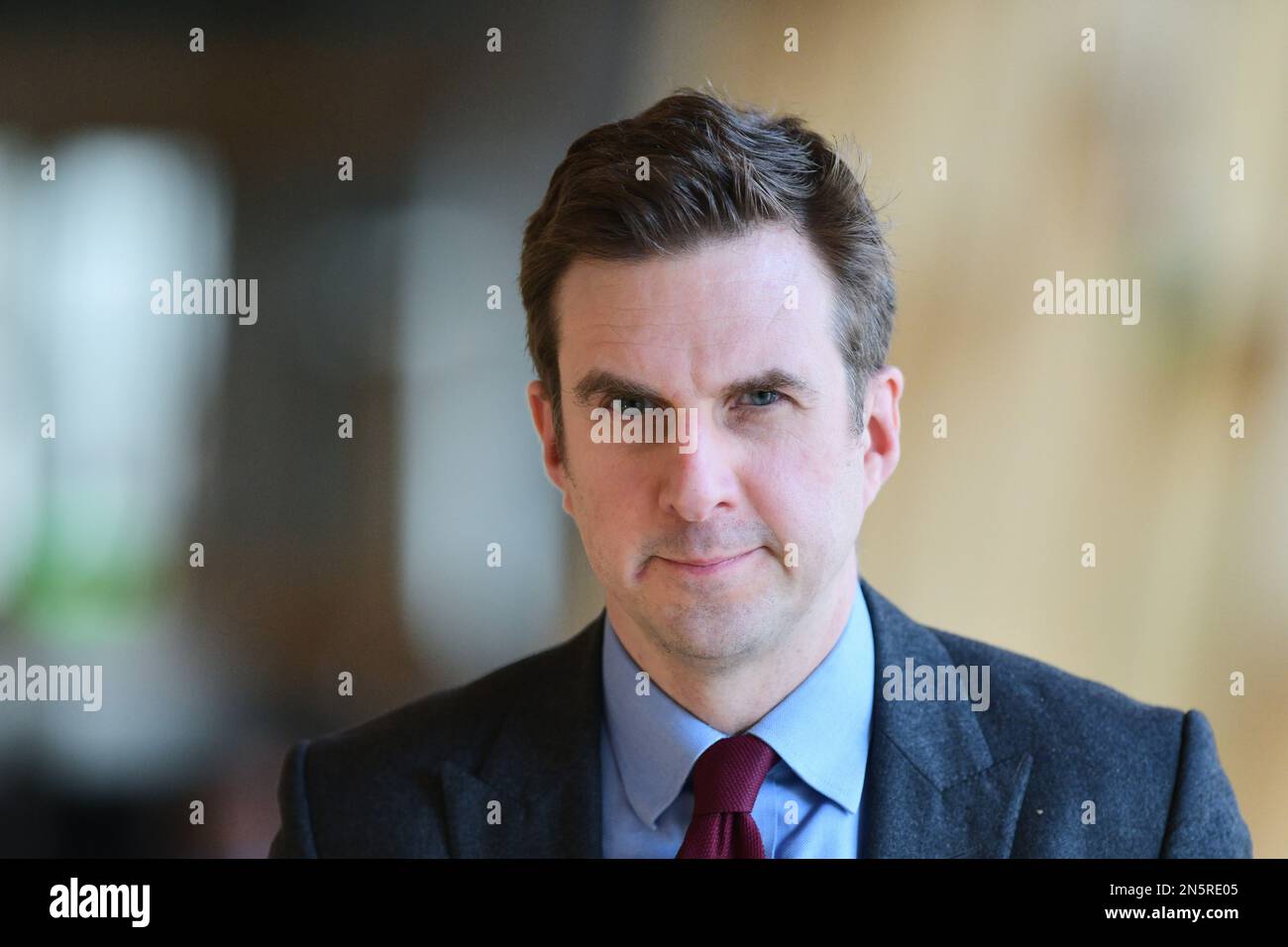 Edinburgh Scotland, UK 09 February 2023. Daniel Johnson, Scottish ...