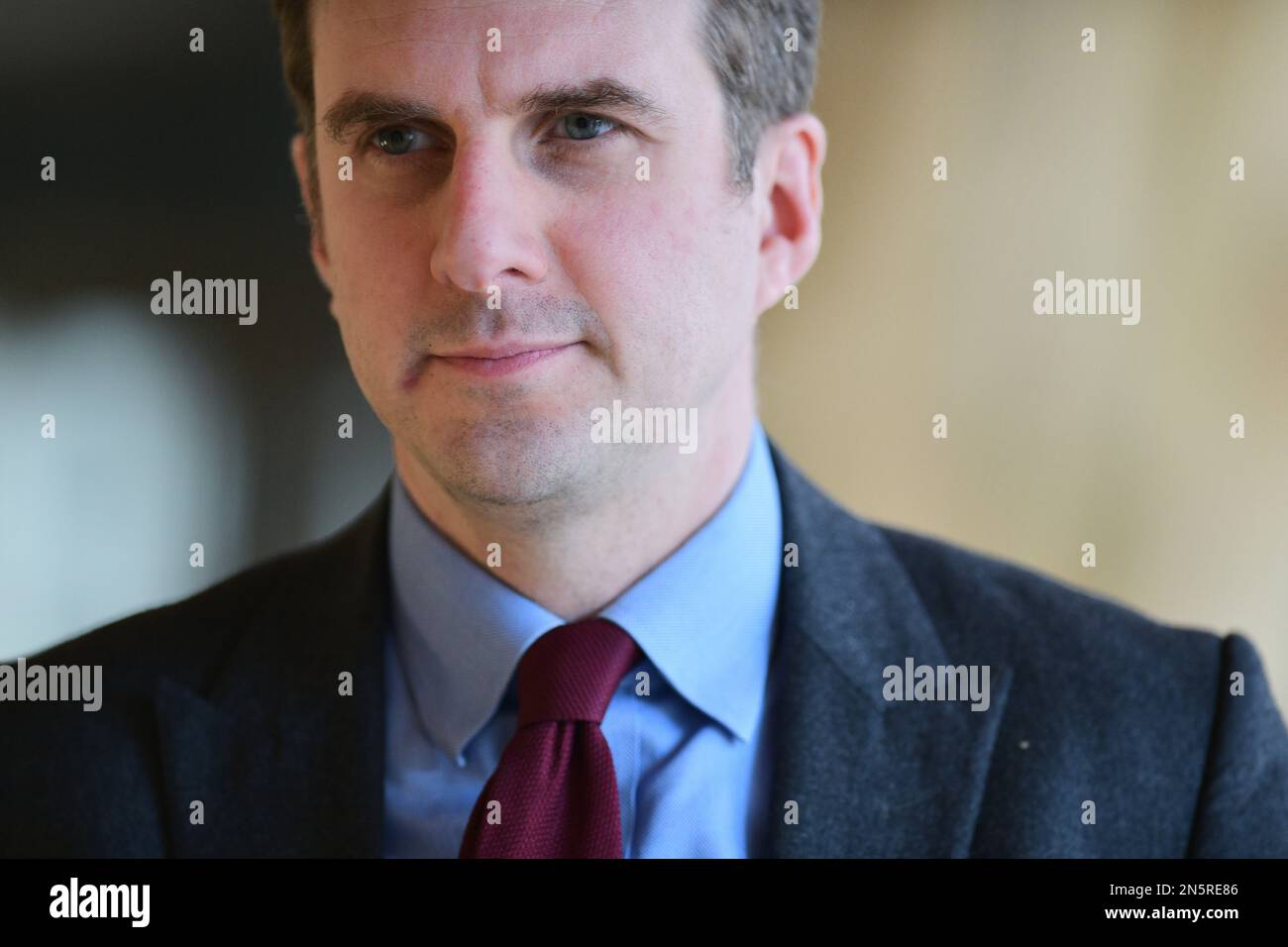 Edinburgh Scotland, UK 09 February 2023. Daniel Johnson, Scottish ...