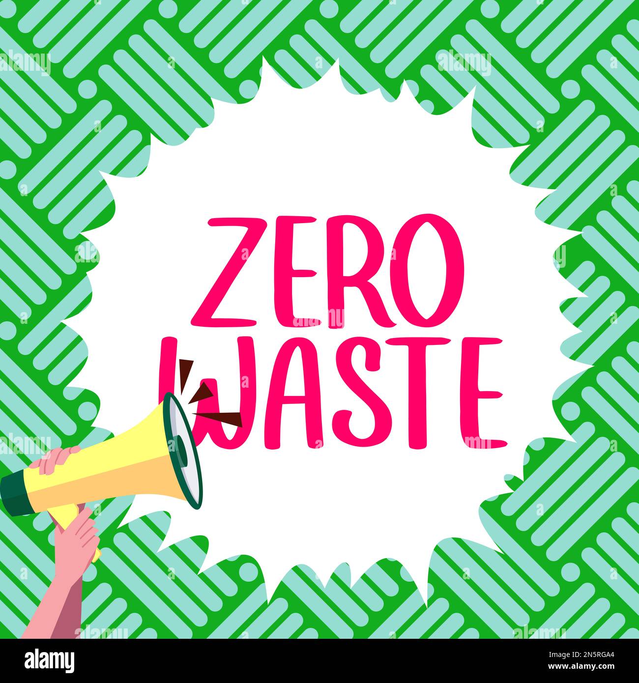 Hand writing sign Zero Waste. Business approach industrial responsibility includes composting ...