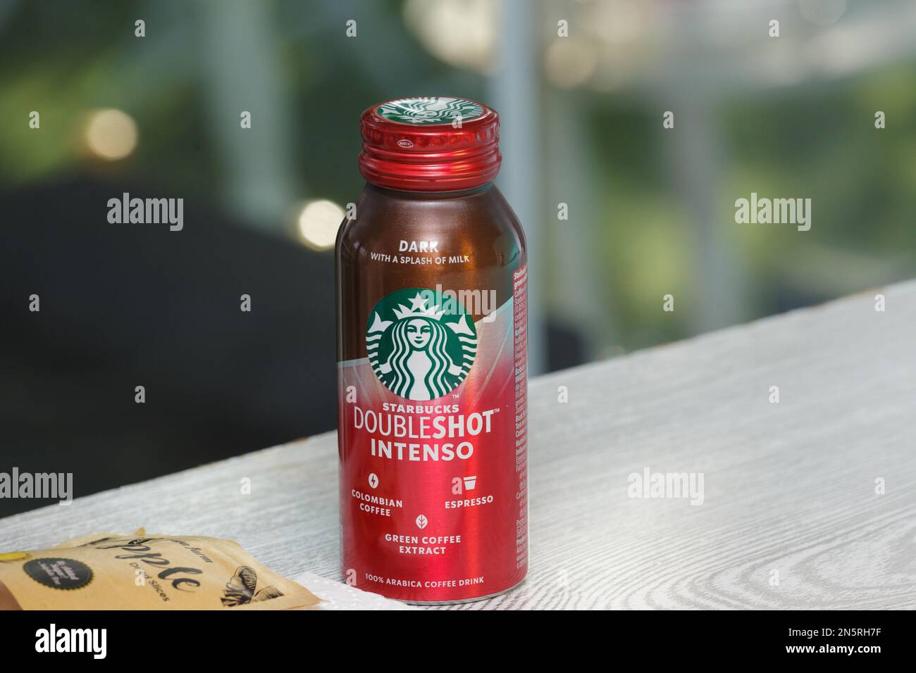 Red starbucks packaging hi-res stock photography and images - Alamy