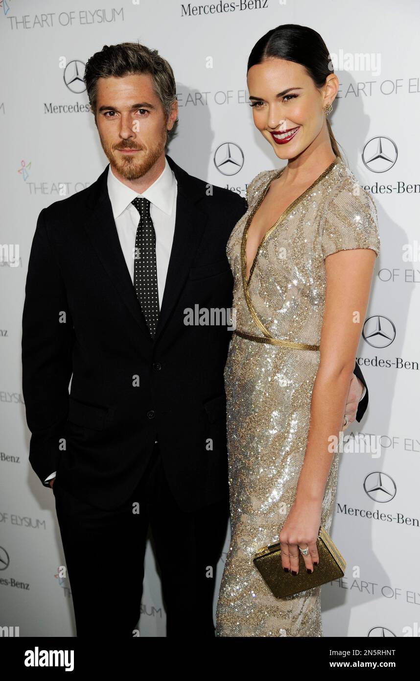 Dave and Odette Annable pose together at The Art of Elysium's Heaven ...