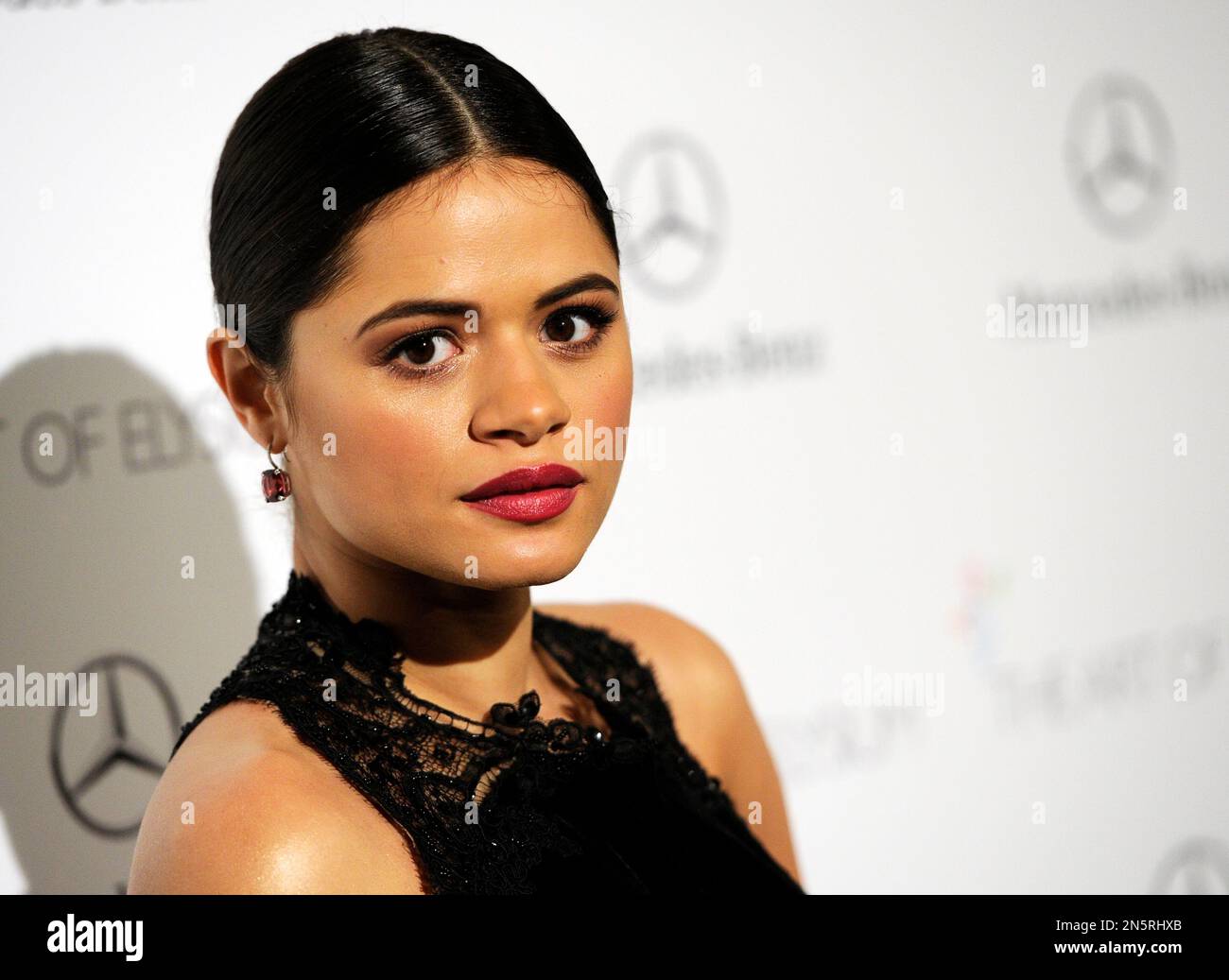 Actress Melonie Diaz poses at The Art of Elysium's Heaven Gala on ...