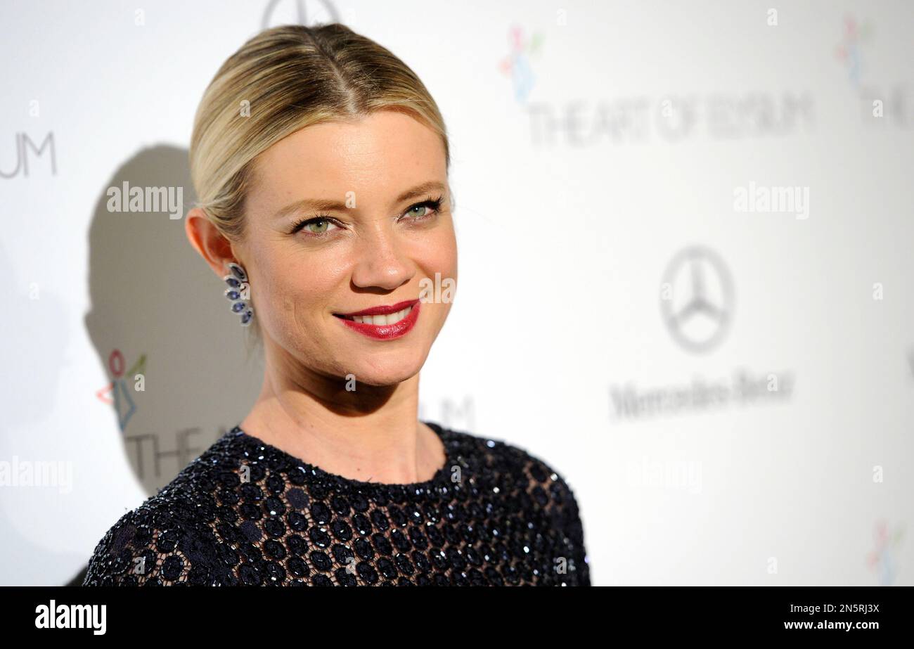 Actress Amy Smart poses at The Art of Elysium's Heaven Gala on Saturday ...