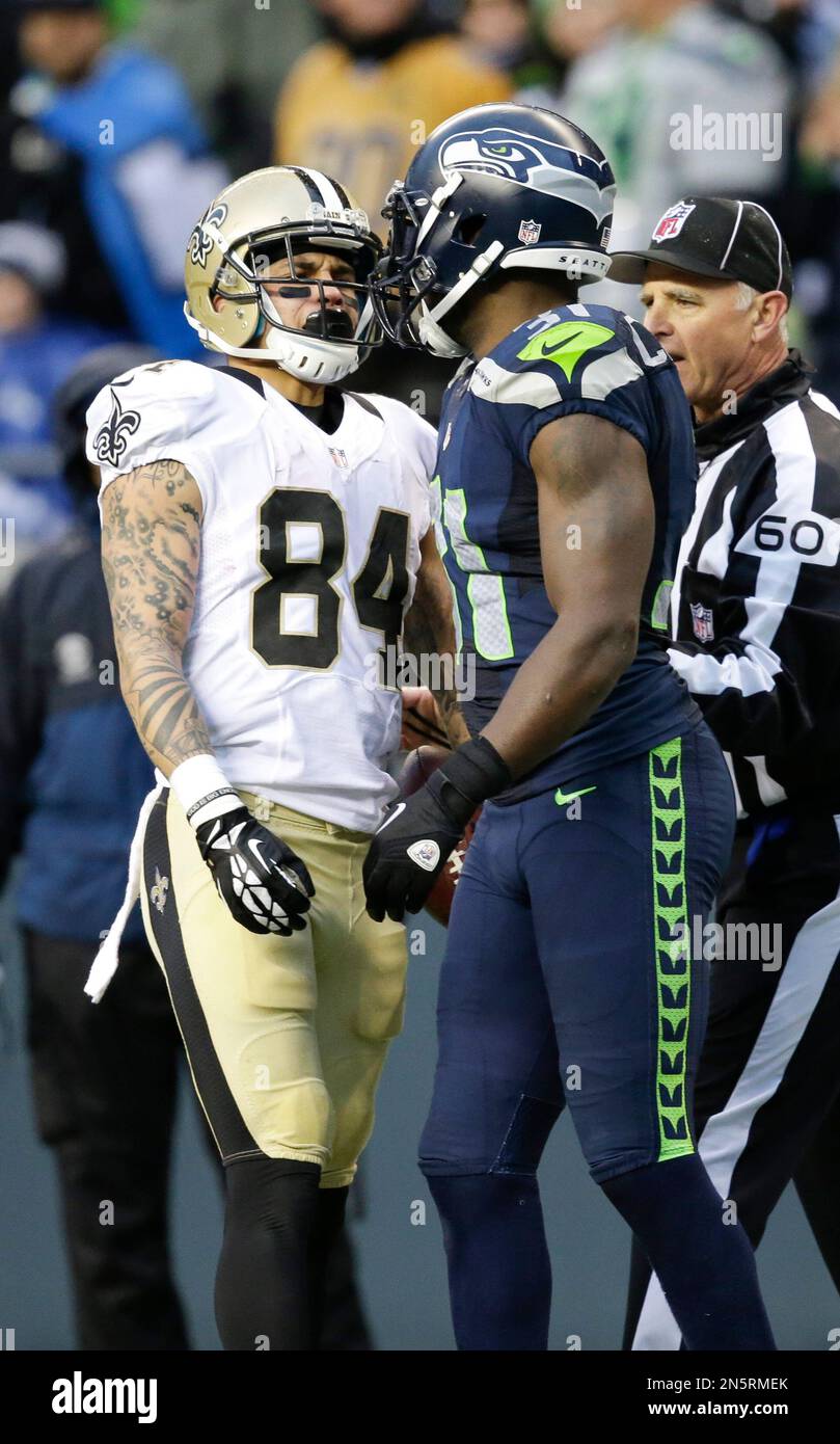 New Orleans Saints wide receiver Kenny Stills (84) confronts Seattle ...