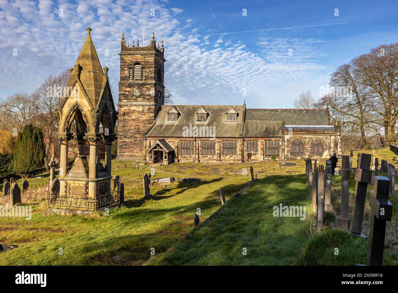 Simpson family memorial in the churchyard of St Mary's Church ...