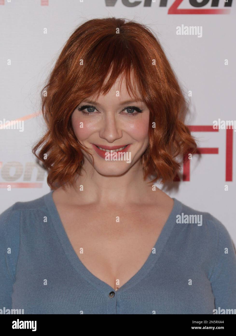 Christina Hendricks attends the 14th annual AFI Awards Luncheon at Four ...