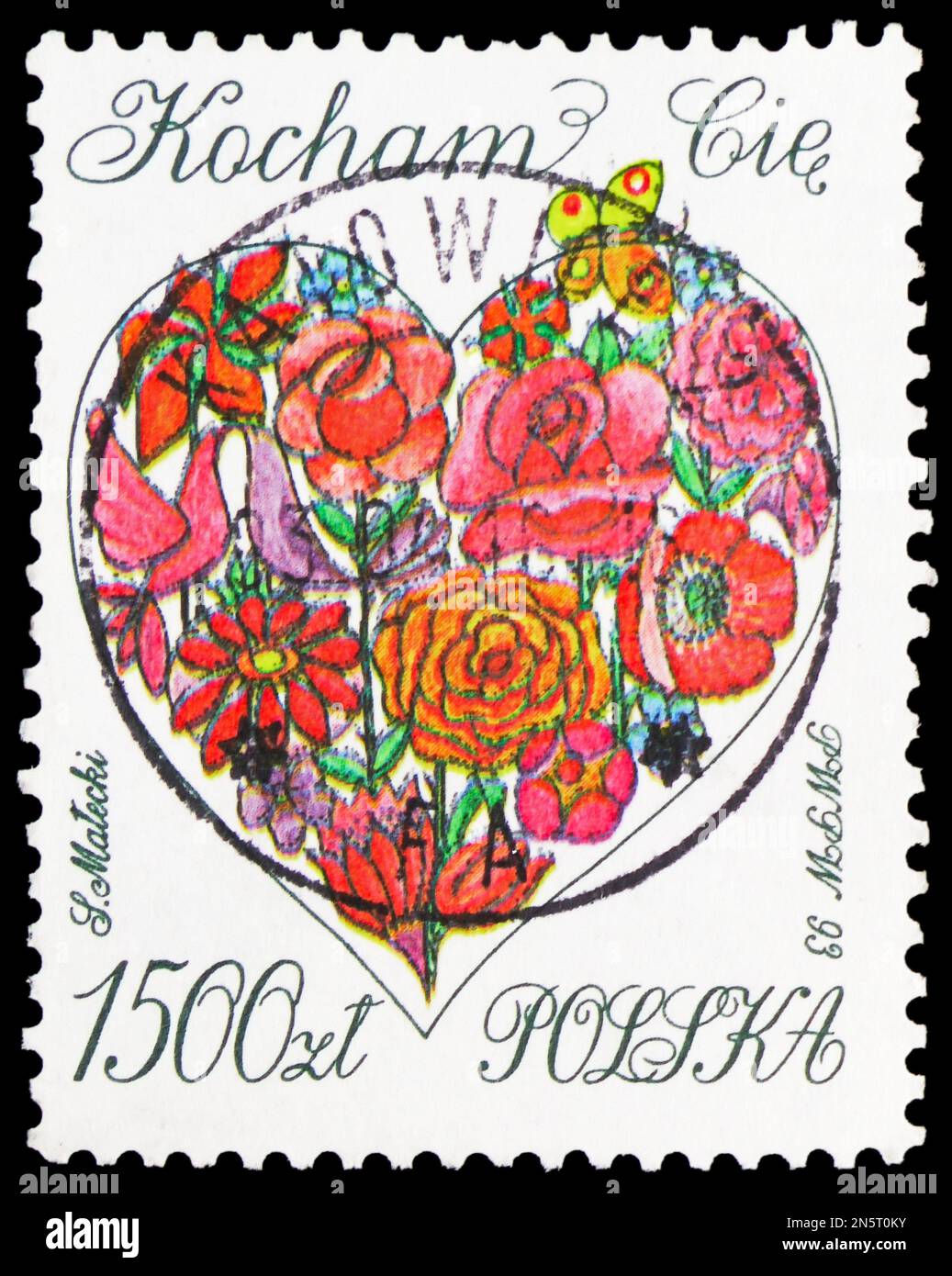 MOSCOW, RUSSIA - FEBRUARY 4, 2023: Postage stamp printed in Poland ...