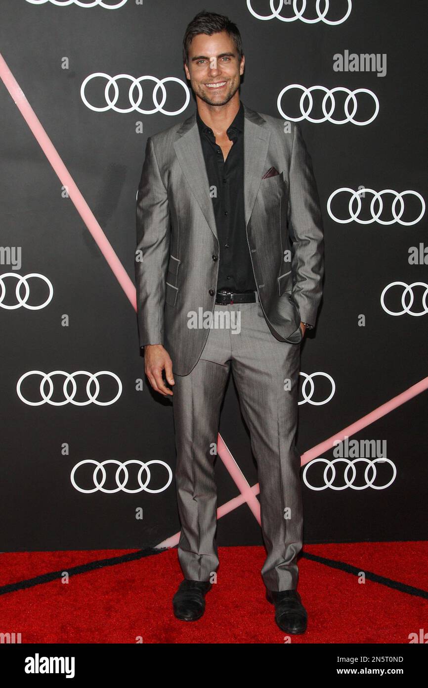 Actor Colin Egglesfield arrives to the Audi Golden Globes Cocktail ...