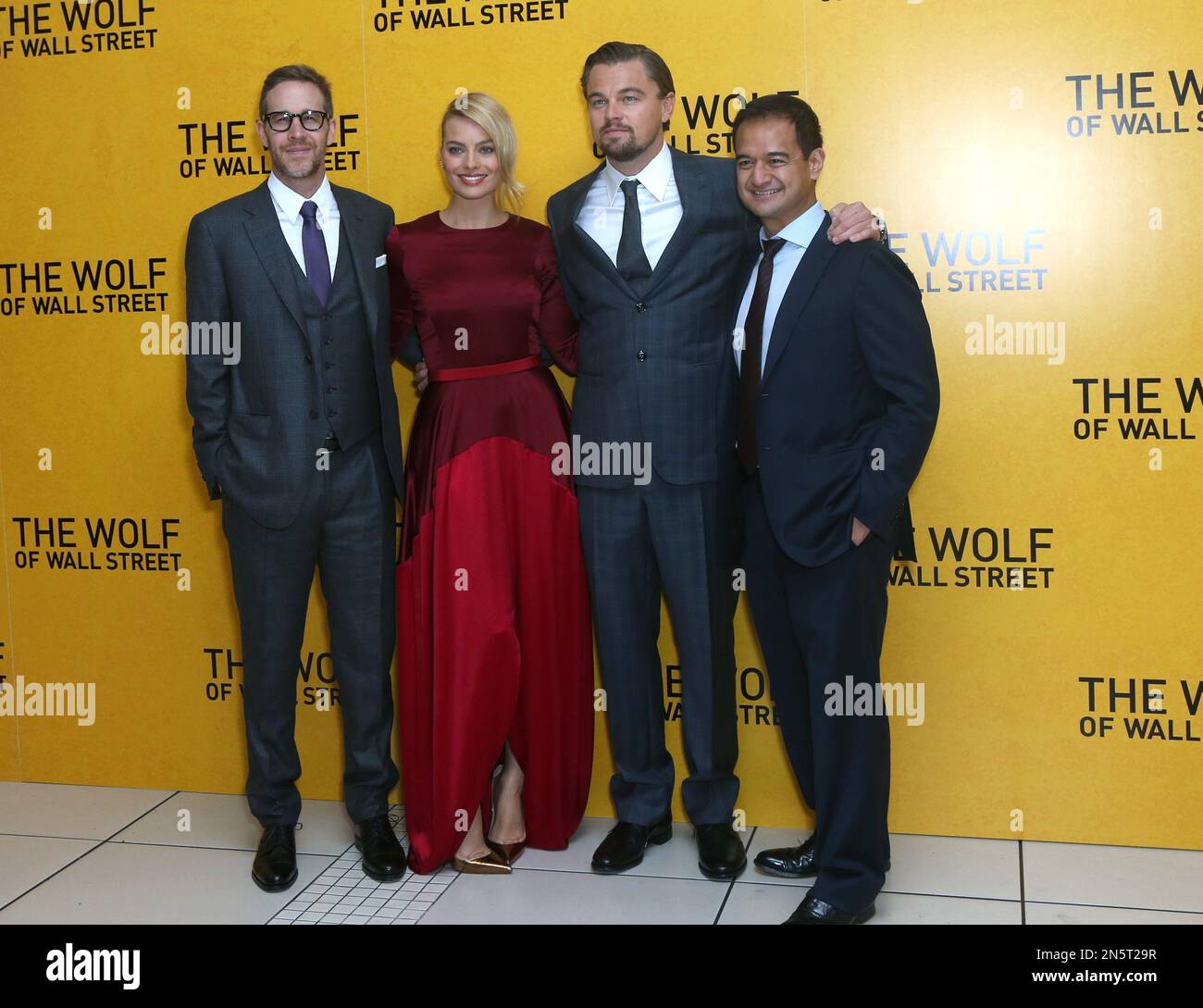 Joey McFarland, Margot Robbie, Leonardo DiCaprio and Riza Aziz attend ...