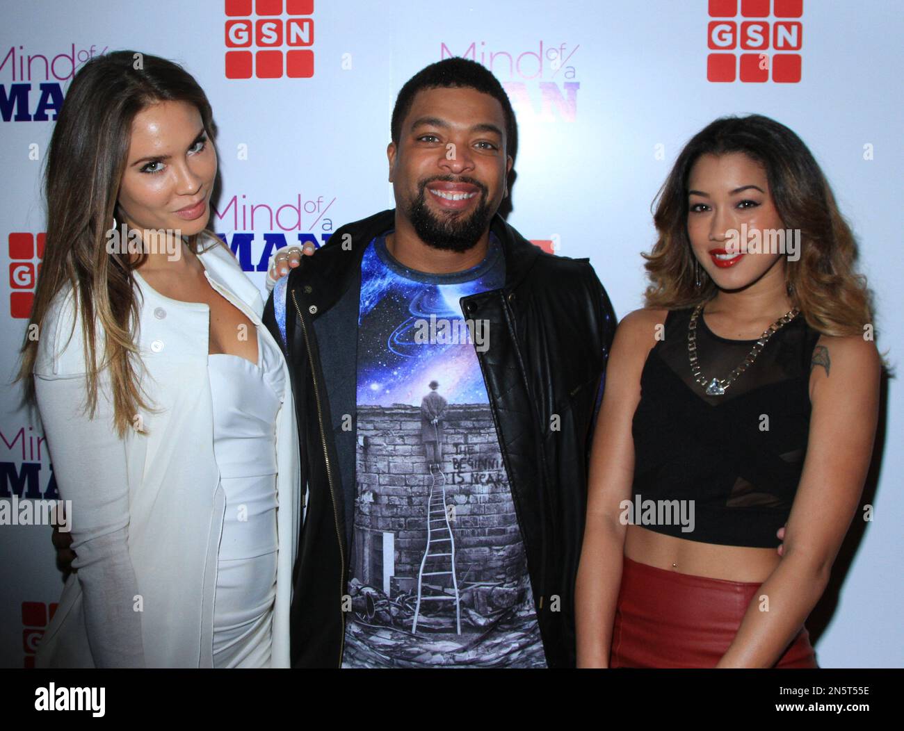 Actress and model Aleksandra Eriksson, game show host DeRay Davis and ...