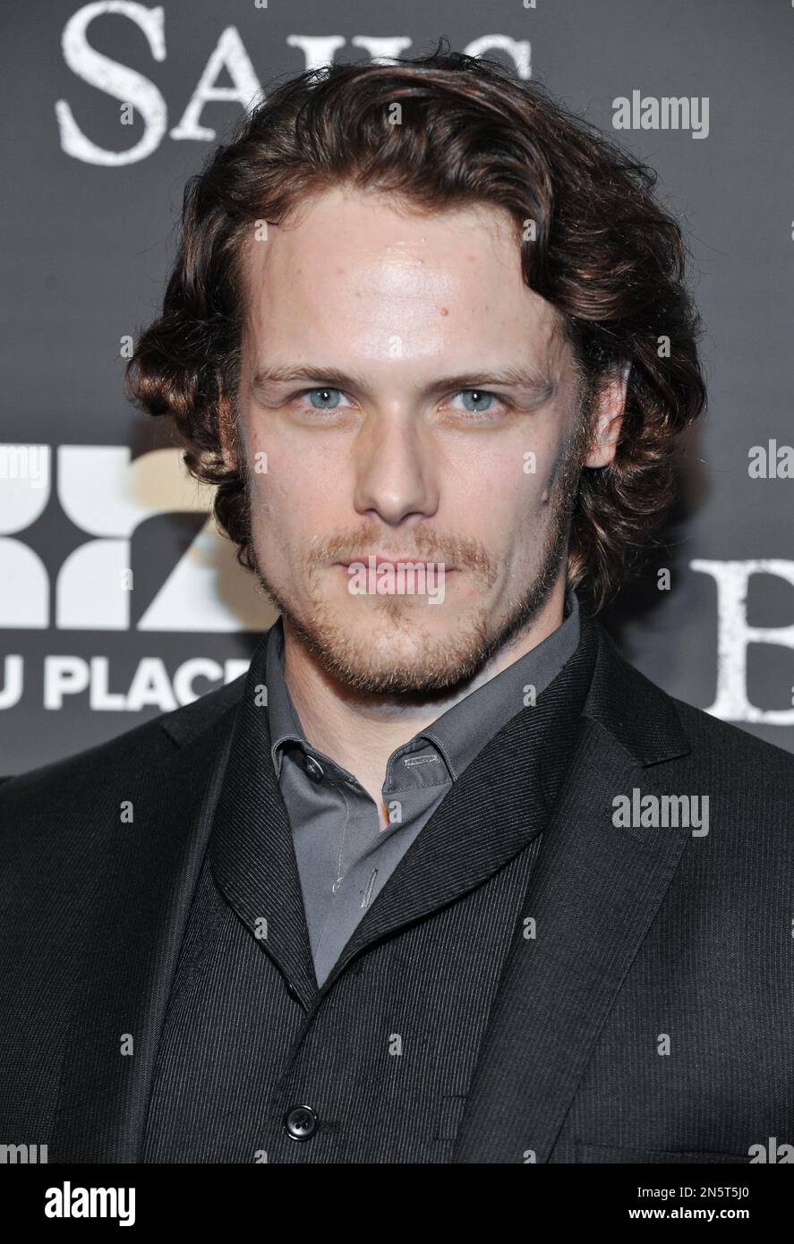Sam Heughan arrives at the LA Premiere Screening of "Black Sails" on ...