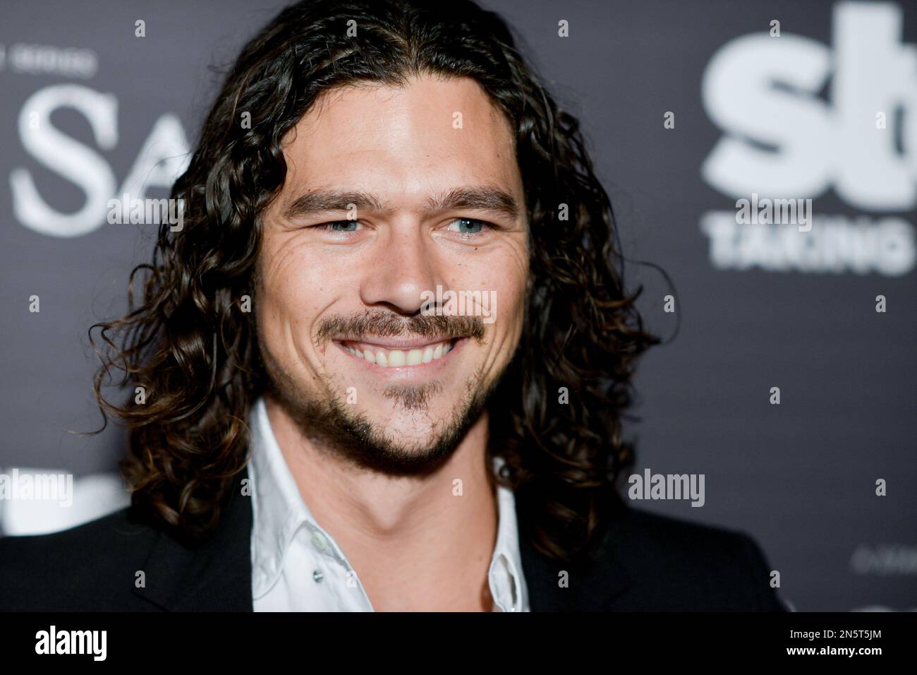 Luke Arnold arrives at the LA Premiere Screening of "Black Sails" on ...