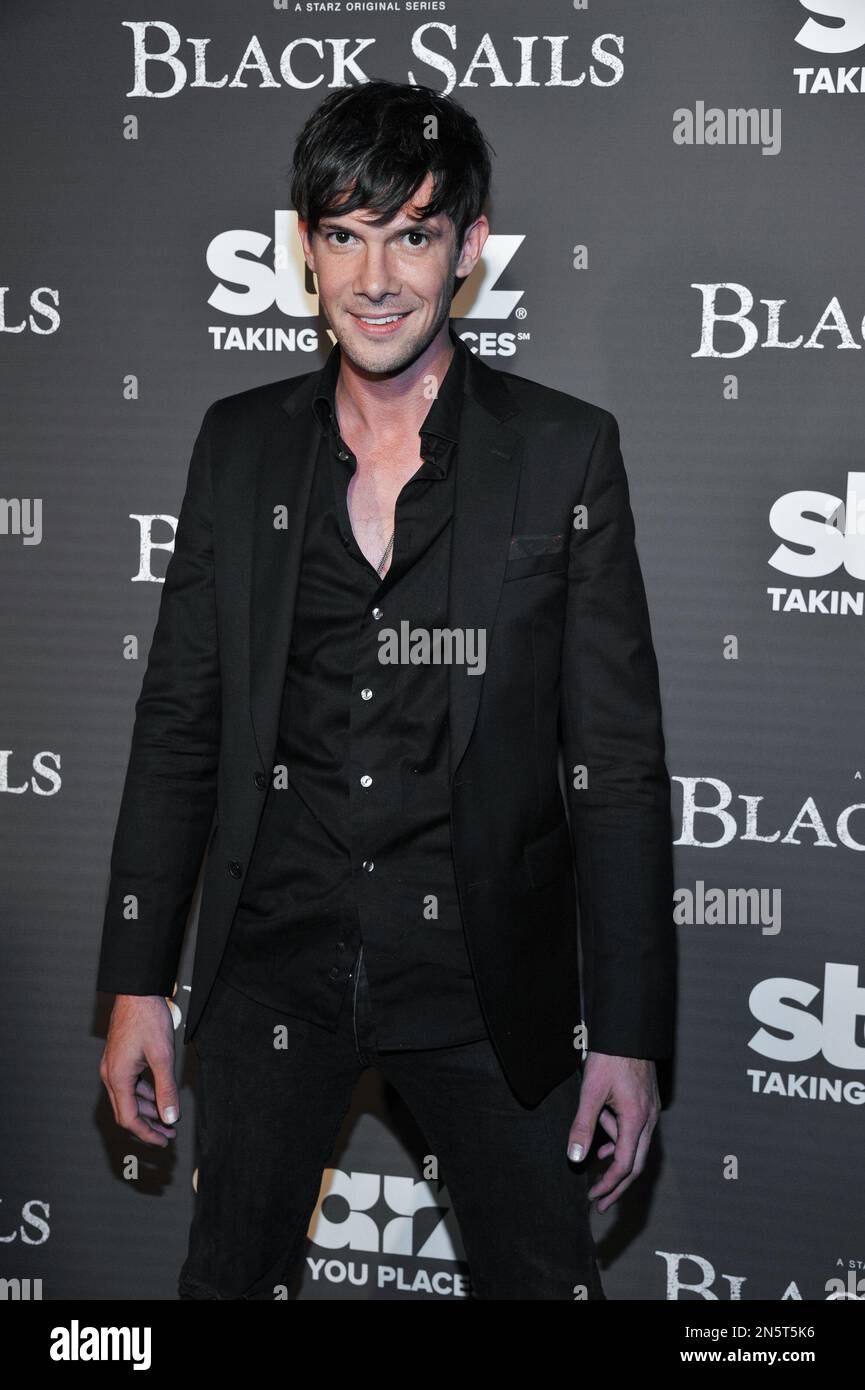 Toby Schmitz arrives at the LA Premiere Screening of "Black Sails" on ...